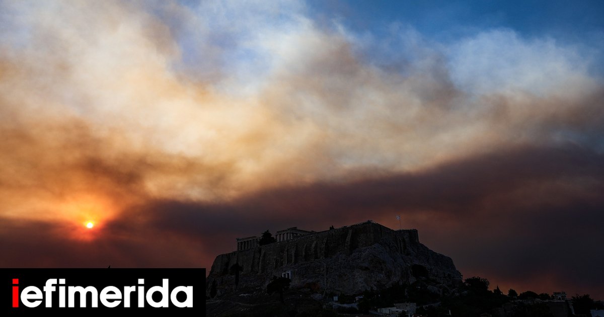 Meteo: Πώς αναμένεται να κινηθεί η φωτιά στην Πάρνηθα τις επόμενες ώρες ...