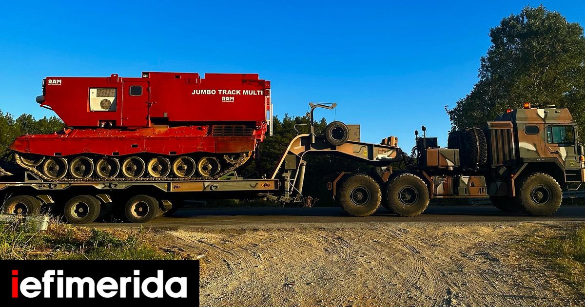 Φωτιά στον Έβρο: Επιστρατεύτηκε το θηριώδες πυροσβεστικό Jumbo Track ...