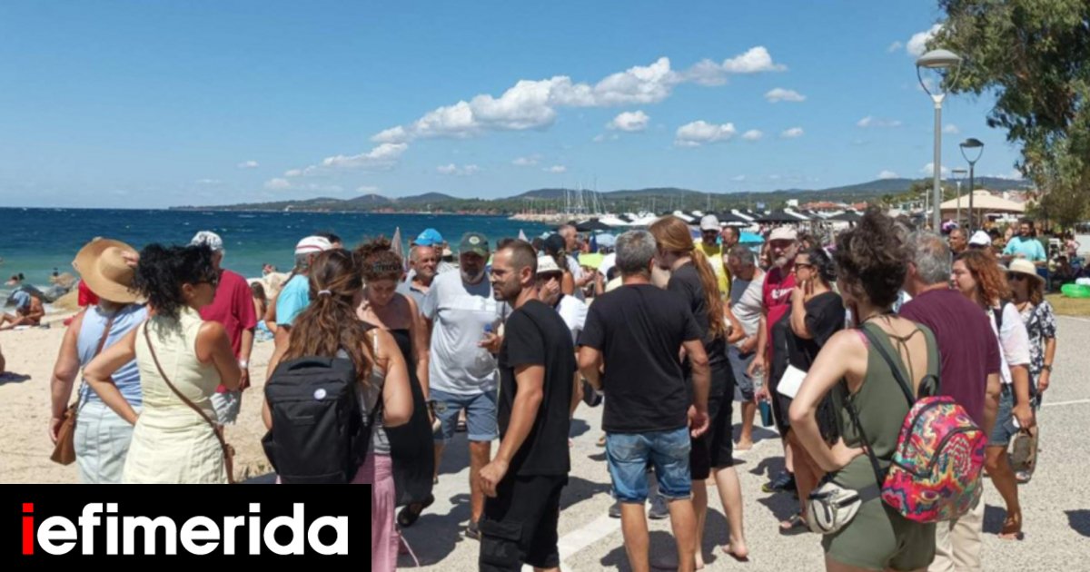 Νέο κάλεσμα από το «κίνημα της πετσέτας» στη Νικήτη Χαλκιδικής -«Με ...