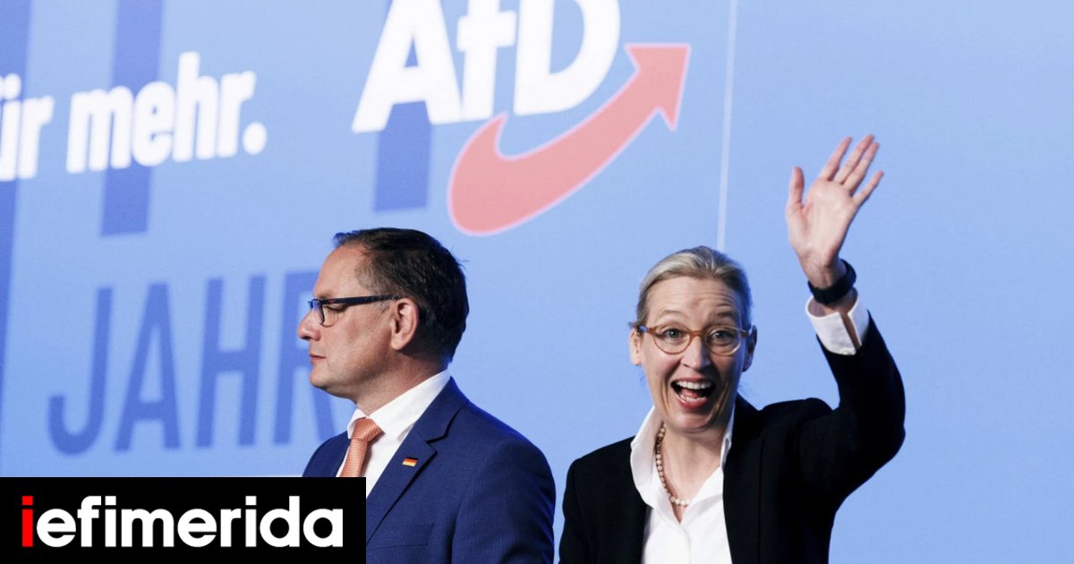 Δημοσκόπηση-σοκ στη Γερμανία: Kαλπάζει η ακροδεξιά AfD -Πρώτο κόμμα σε τέταρτο κρατίδιο, 32% στο ...
