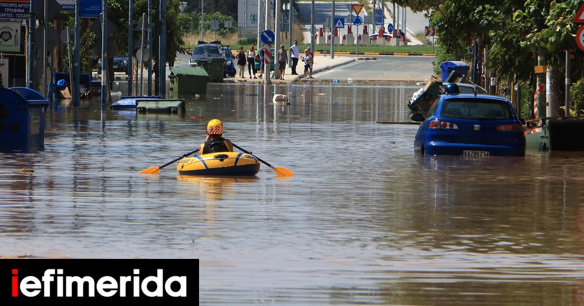 Εικόνες από το σαρωτικό πέρασμα της κακοκαιρίας στη Θεσσαλία -Σπίτια ...