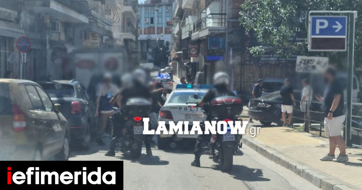 Αγριο ξύλο στη Λαμία: Περίπου 40 άτομα συνεπλάκησαν με λοστάρια και ...