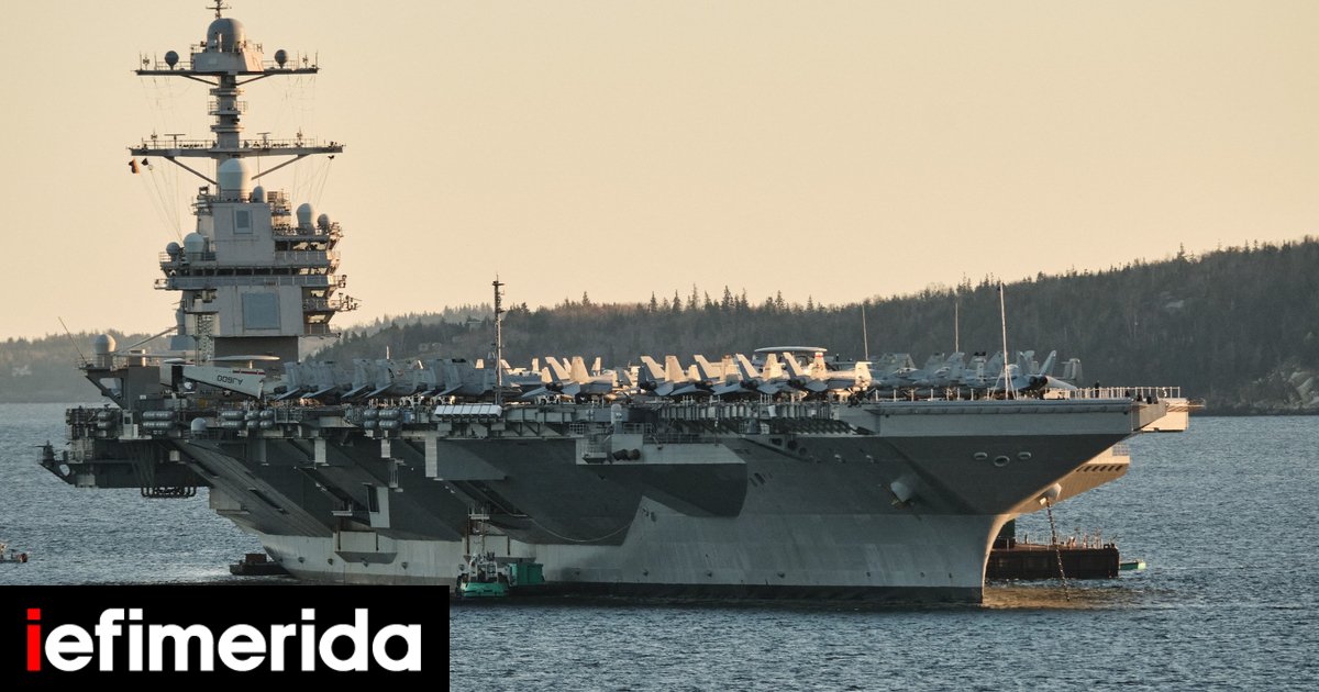 ΗΠΑ: Το αμερικανικό αεροπλανοφόρο «USS Gerald R. Ford» επιστρέφει στην ...