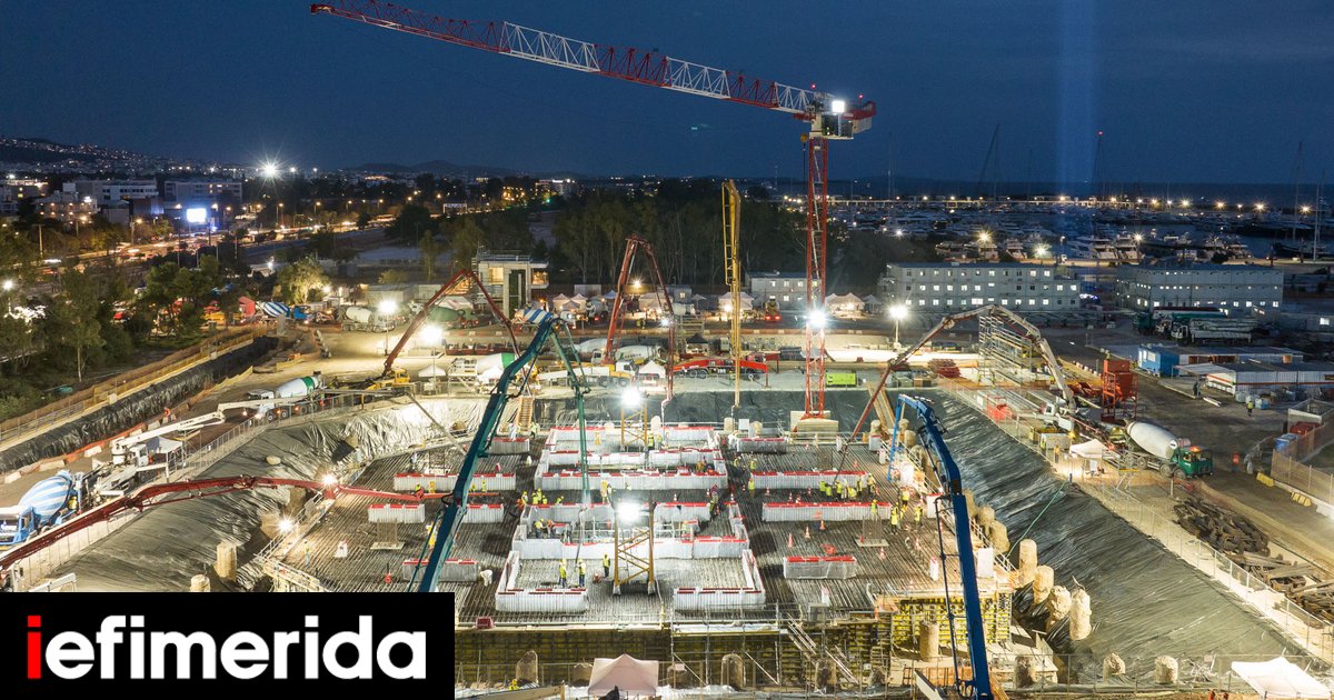 Ελληνικό: Ολοκληρώθηκε η θεμελίωση του ουρανοξύστη Riviera Tower -Πότε ...