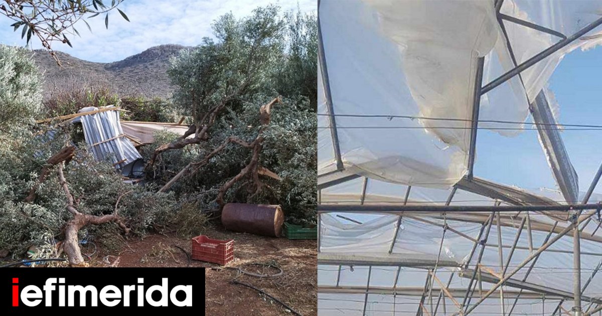 Κακοκαιρία: Ανεμοστρόβιλος «χτύπησε» τα Φαλάσαρνα -Μεγάλες καταστροφές ...