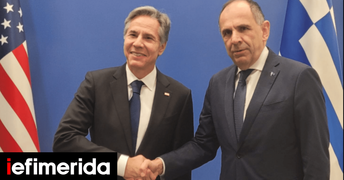 ΝΑΤΟ: Γεραπετρίτης και Μπλίνκεν επιβεβαιώνουν το άριστο επίπεδο των ...