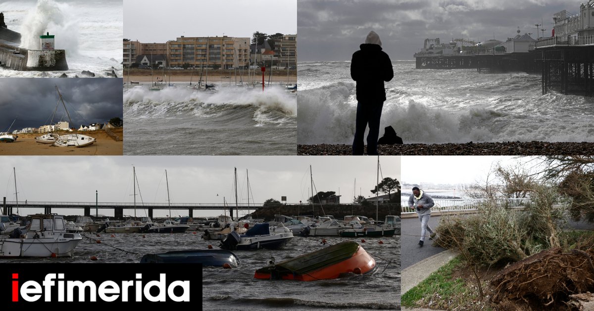 Η φονική κακοκαιρία Ciaran πλήττει την Ευρώπη -Τουλάχιστον 6 νεκροί ...