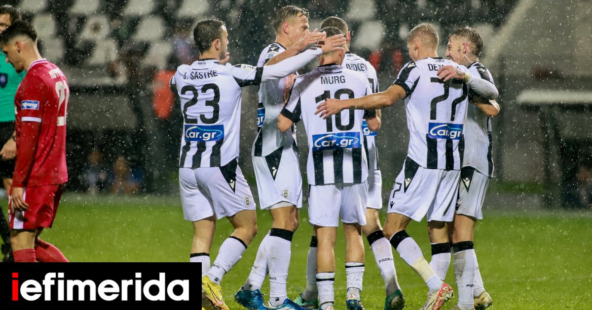 ΠΑΟΚ-Πανσερραϊκός 5-0: «Καταιγίδα» ο δικέφαλος στην επιστροφή του ...