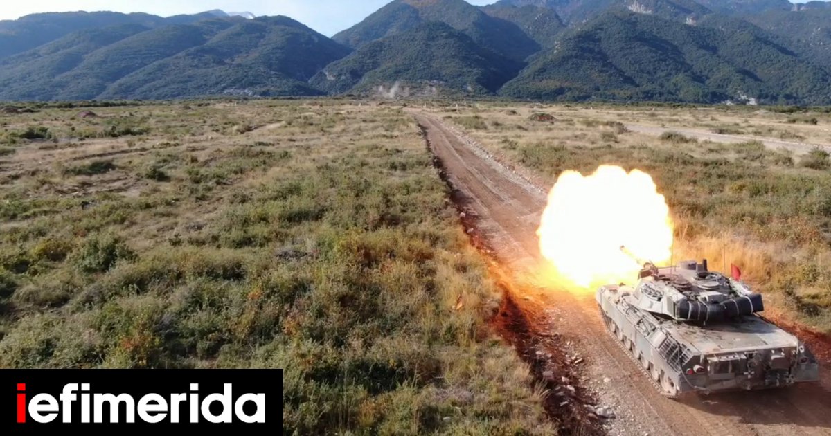 Σε πλήρη δράση τα ελληνικά τεθωρακισμένα: Εντυπωσιακές εικόνες από το ...