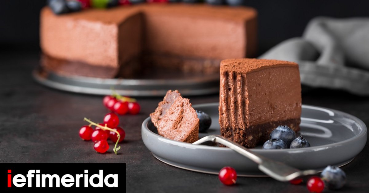 Εύκολη συνταγή για cheesecake σοκολάτα -Με 3 υλικά, έτοιμο σε 5 λεπτά - iefimerida.gr