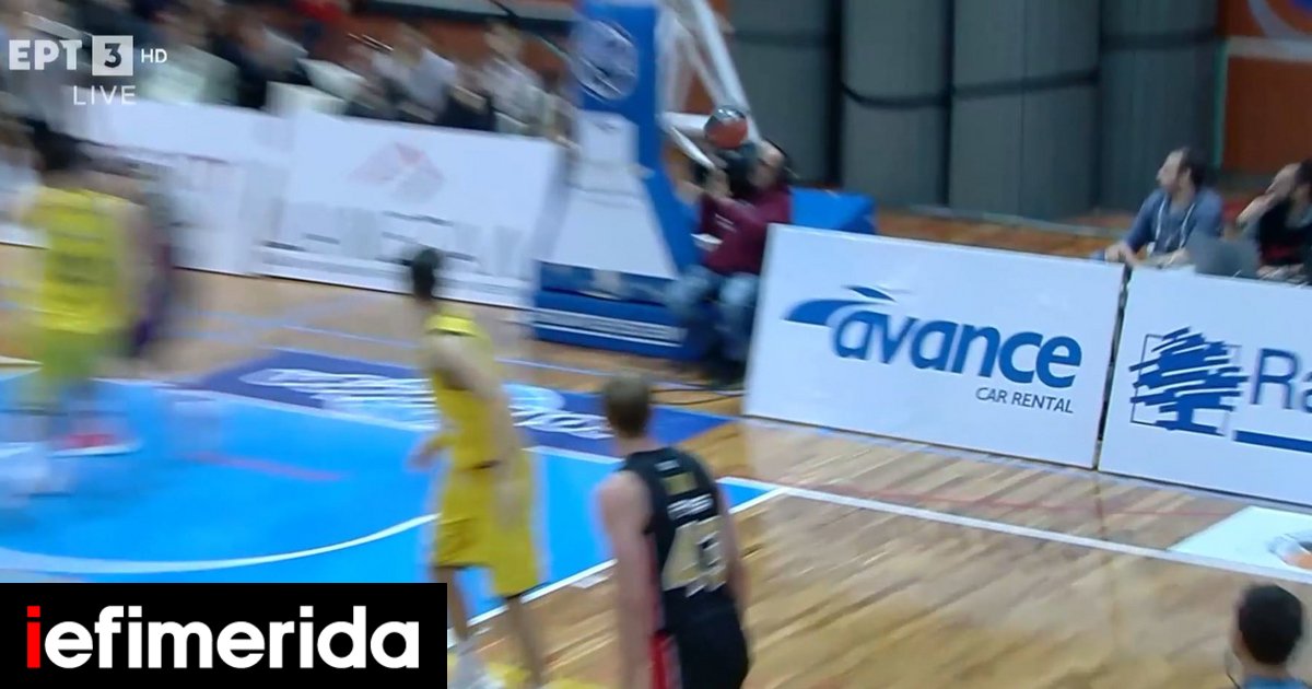 Basket League: Η πάσα του Τανούλη πέτυχε... εικονολήπτη στο κεφάλι, στο ...