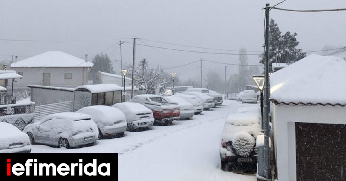 Στα λευκά τα ορεινά της Ξάνθης -Απαγόρευση κυκλοφορίας φορτηγών προς ...