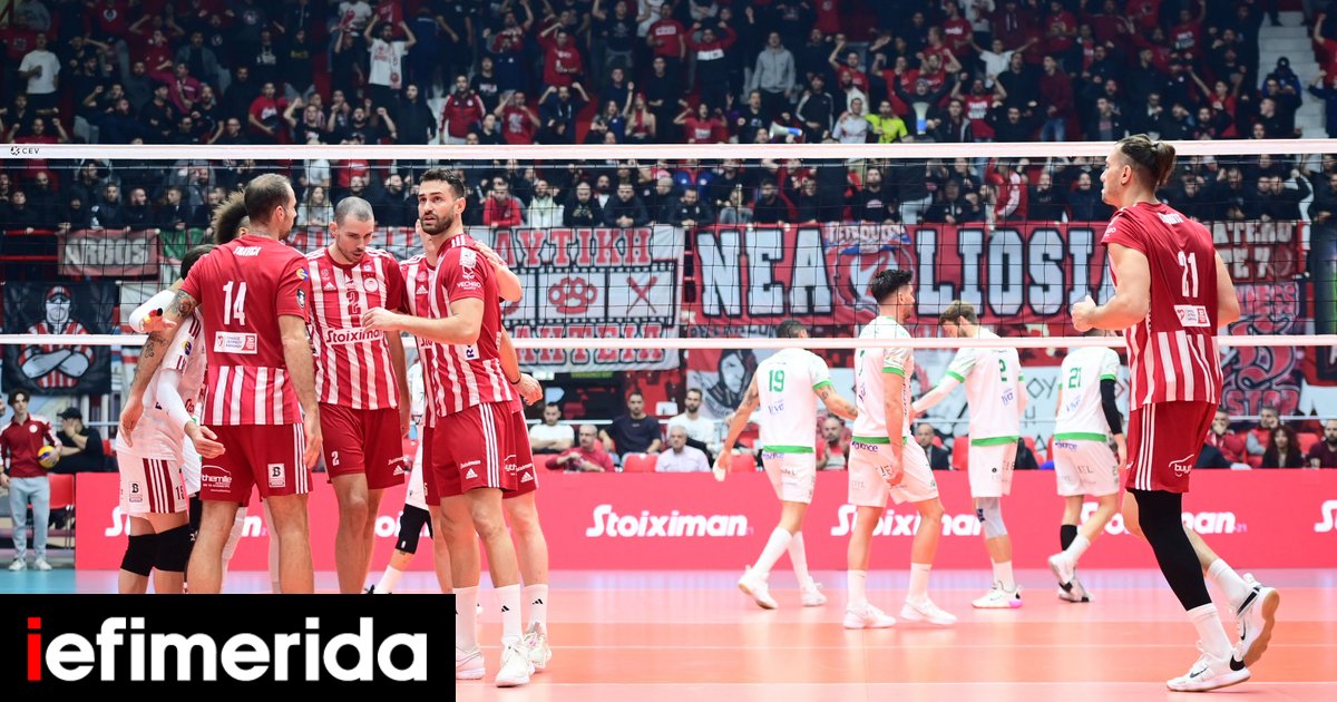 Βόλεϊ: Ολυμπιακός και Παναθηναϊκός ξανά στου Ρέντη το Σάββατο ...