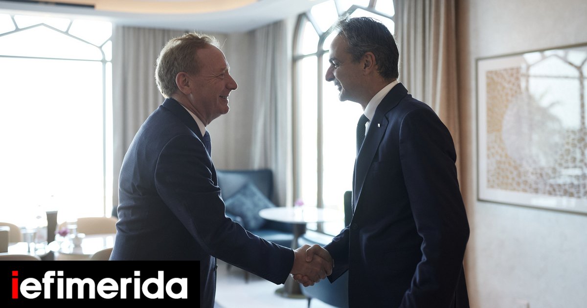 Συνάντηση Μητσοτάκη με τον πρόεδρο της Microsoft -Συζήτησαν για επενδύσεις στην Ελλάδα και ...