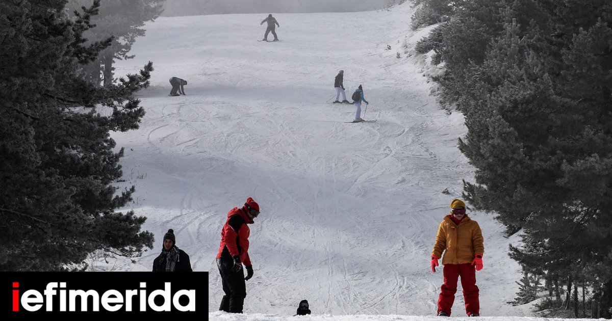 Στα «λευκά» ντύθηκαν τέσσερα χιονοδρομικά κέντρα της χώρας [βίντεο ...
