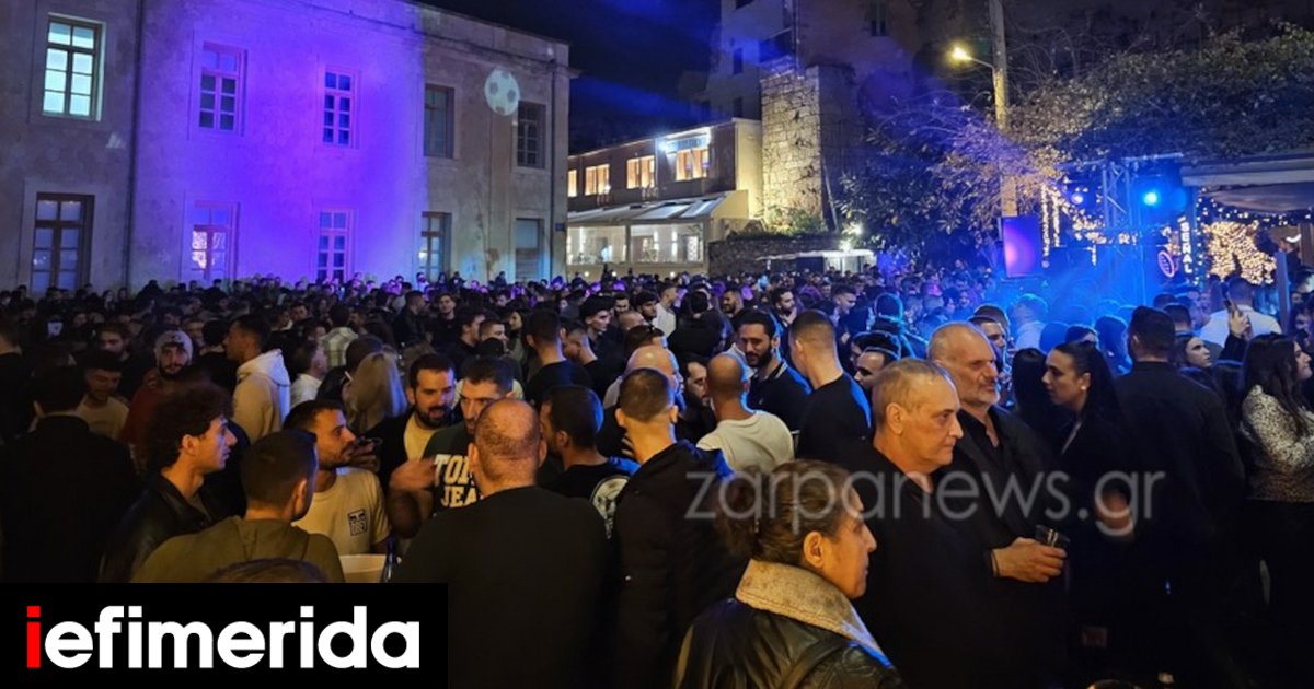 Χανιά: Χαμός από κόσμο στο κέντρο λίγο πριν την αλλαγή του χρόνου ...