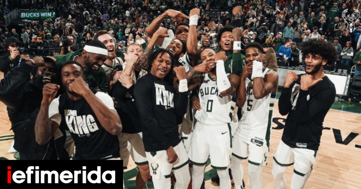 NBA: Με triple double του Αντετοκούνμπο και buzzer beater του Λίλαρντ, οι Μπακς υπέταξαν τους ...