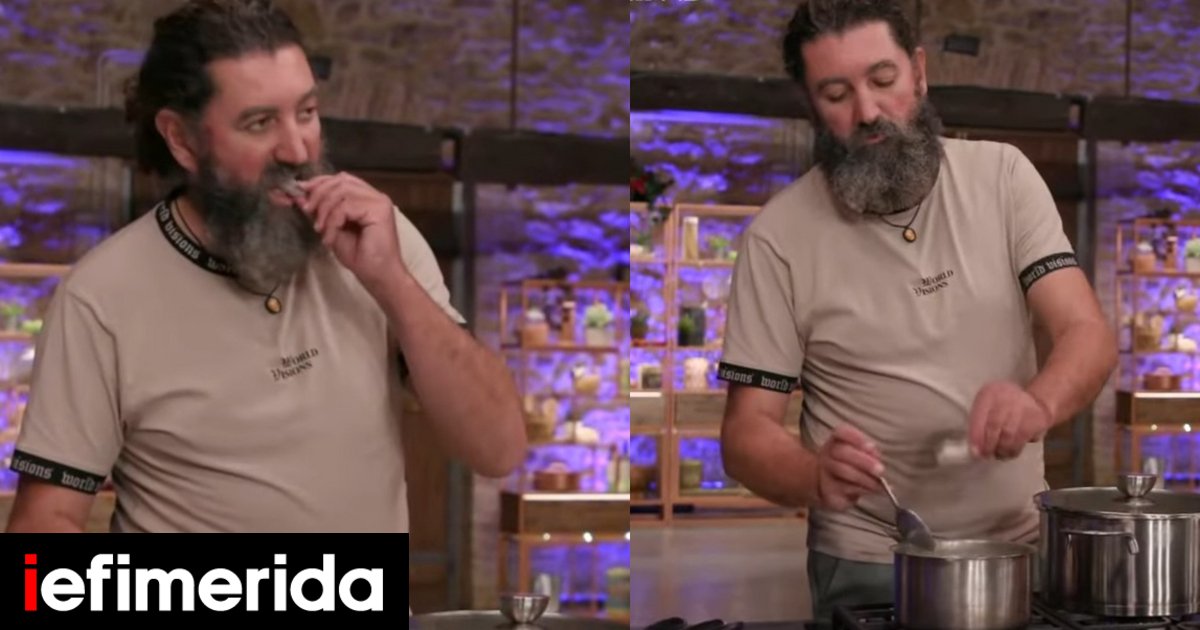 MasterChef: «Ανατριχίλα» στο Twitter με διαγωνιζόμενο που δοκίμαζε από την κατσαρόλα και πετούσε ...