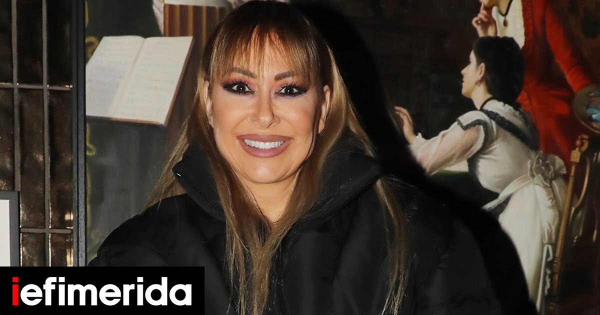 Μελίνα Ασλανίδου: Με ιδιαίτερο metallic παντελόνι -Το rock look της σε νυχτερινή έξοδο [εικόνες ...