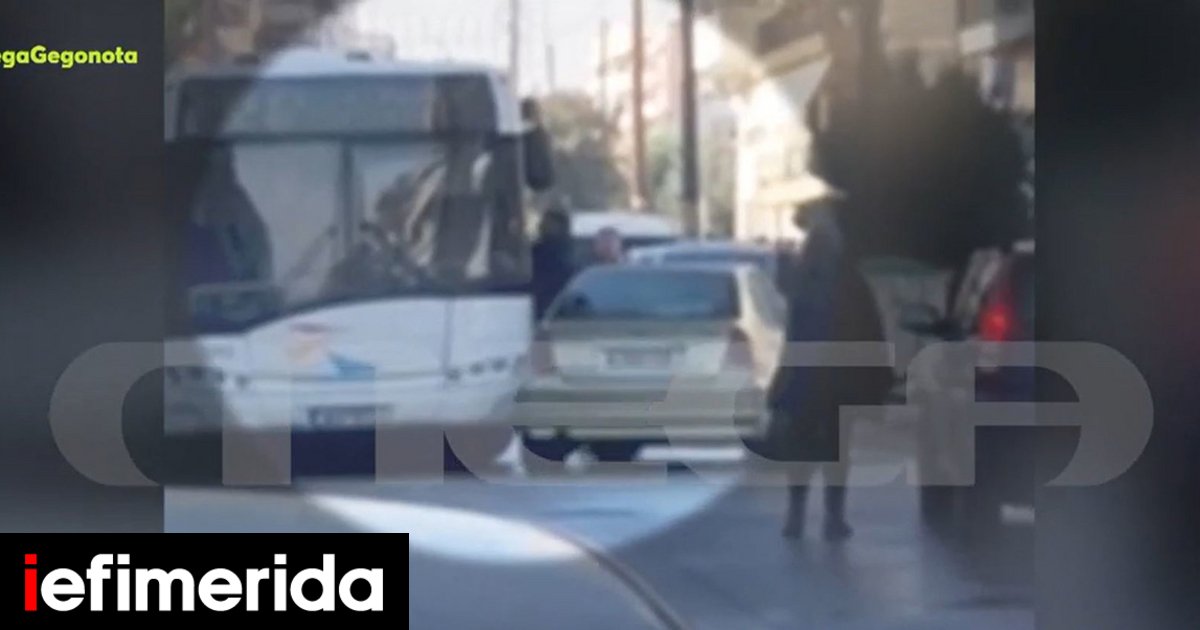 Θεσσαλονίκη: Άγριο «ξύλο» μεταξύ οδηγού του ΟΑΣΘ και οδηγού ΙΧ μετά από ...