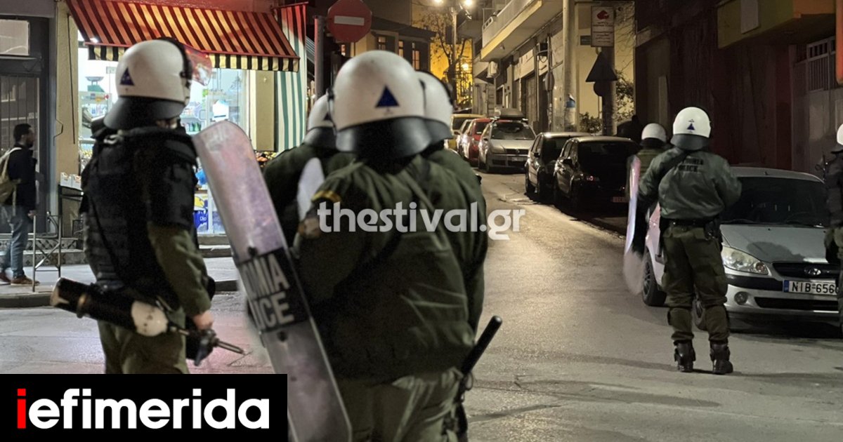 Θεσσαλονίκη: Επίθεση με μολότοφ εναντίον διμοιρίας των ΜΑΤ στο τουρκικό ...