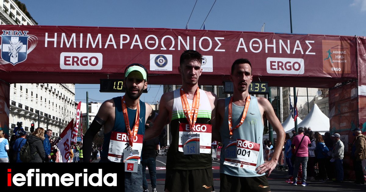 Ημιμαραθώνιος της Αθήνας: Σταμούλης και Μαρινάκου οι νικητές ...