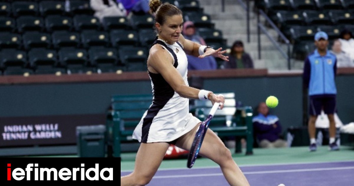 Η Μαρία Σάκκαρη προκρίθηκε στις «16» του Miami Open - iefimerida.gr