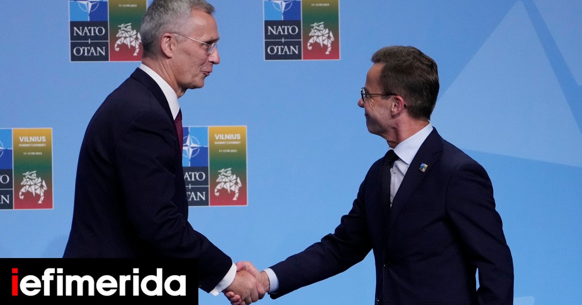 Ιστορική στιγμή: Η Σουηδία έγινε και επίσημα μέλος του ΝΑΤΟ - iefimerida.gr