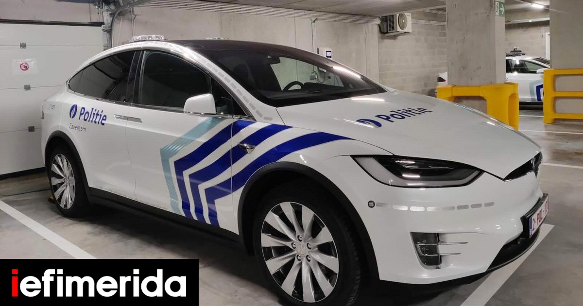Tesla Model X περιπολικό χωρίς κανένα χιλιόμετρο βρίσκεται παρατημένο ...