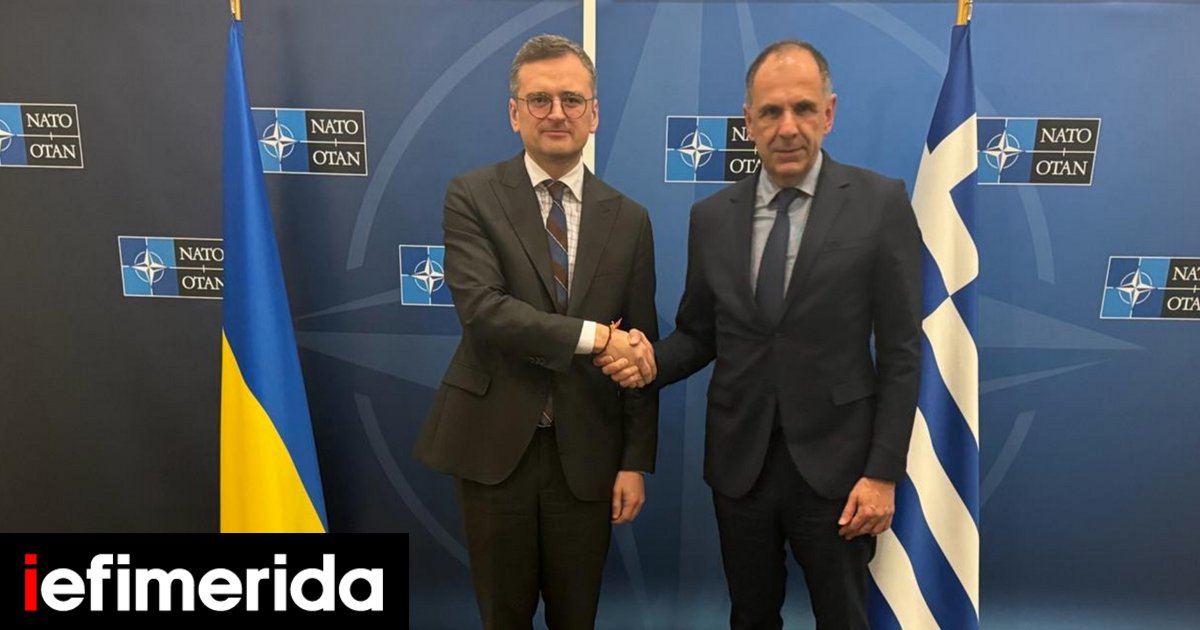 Συνάντηση Γεραπετρίτη-Κουλέμπα στο περιθώριο της Συνόδου ΥΠΕΞ του ΝΑΤΟ ...