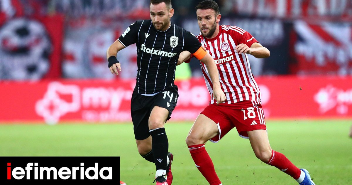 Ολυμπιακός-ΠΑΟΚ (2-1, ΤΕΛΙΚΟ): LIVE η «μάχη» της 6ης αγωνιστικής των ...