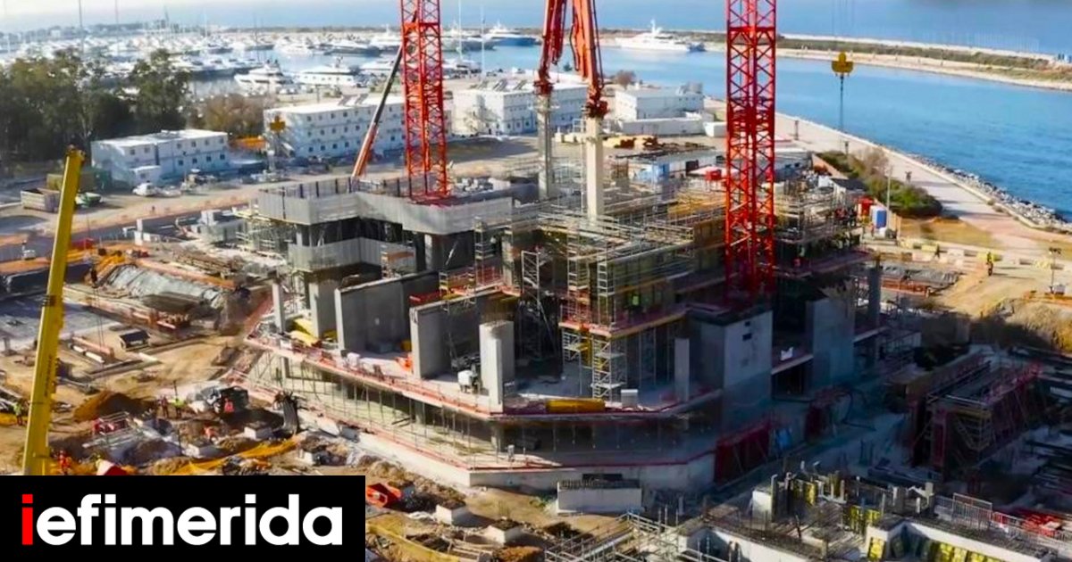 Ελληνικό-Riviera Tower: Ορατοί από τη Λεωφόρο Ποσειδώνος οι πρώτοι ...