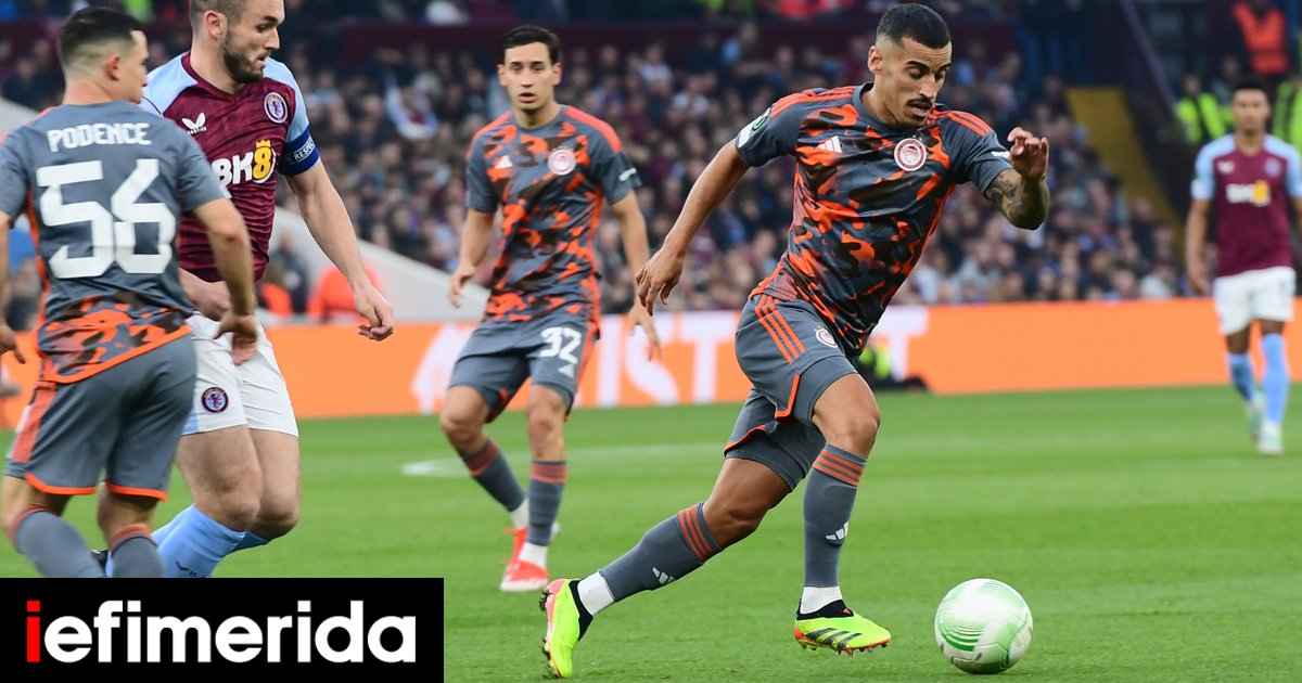 Άστον Βίλα-Ολυμπιακός (2-4 ΤΕΛΙΚΟ): LIVE ο σπουδαίος πρώτος ημιτελικός του Conference League ...