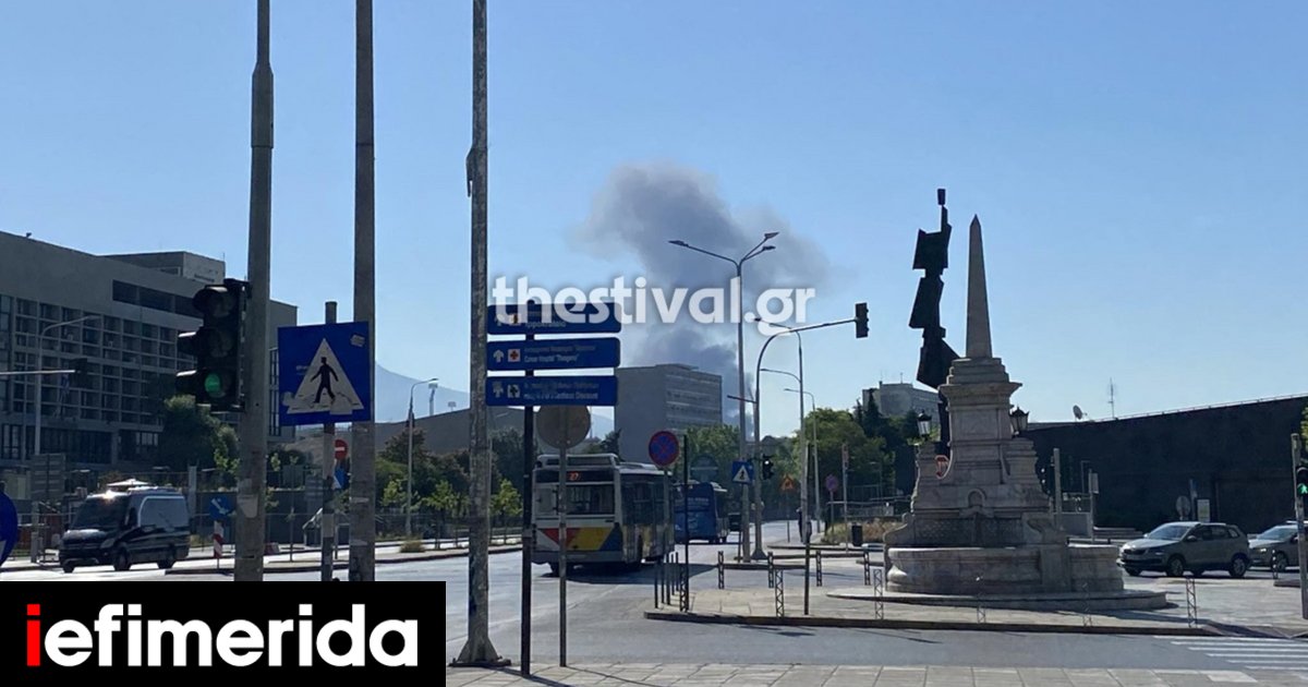 Θεσσαλονίκη: Στις φλόγες λεωφορείο του ΟΑΣΘ στον Περιφερειακό -Εχει ...