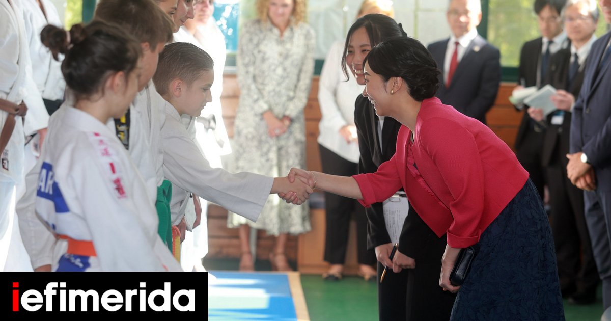 Η πριγκίπισσα Κάκο της Ιαπωνίας παρακολούθησε προπόνηση τζούντο στον ...
