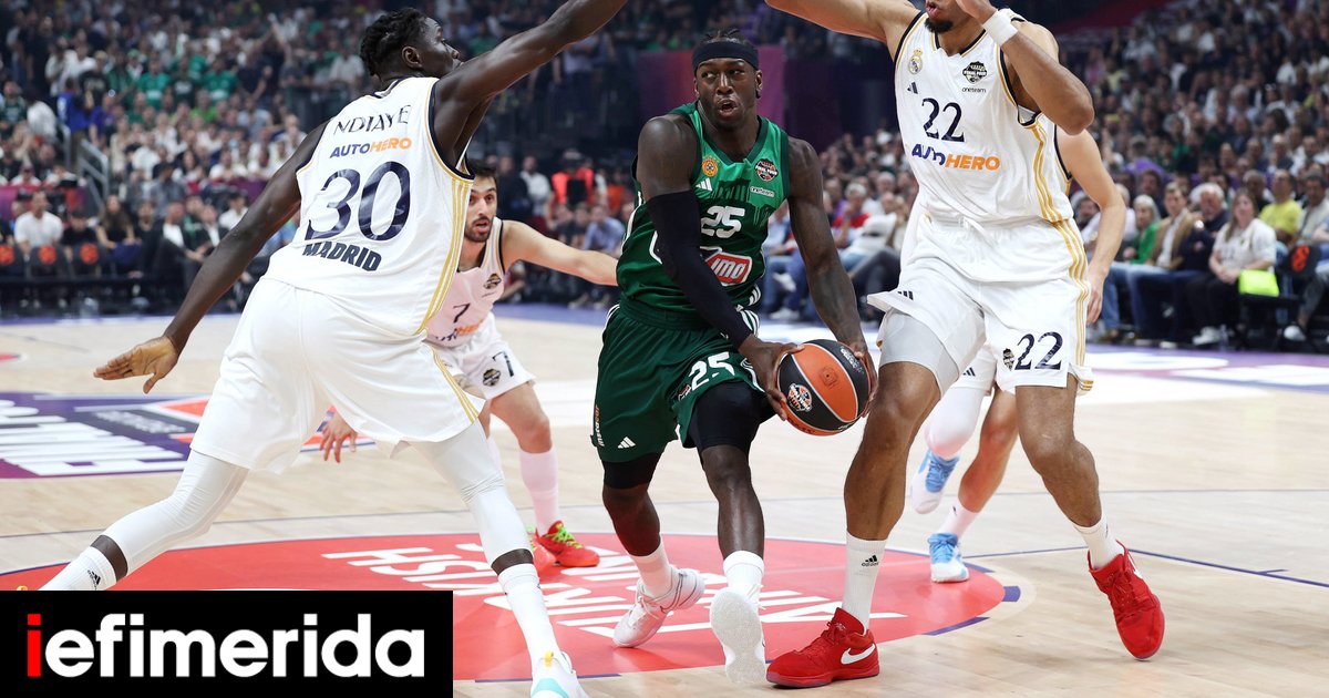 Ρεάλ Μαδρίτης-Παναθηναϊκός AKTOR: LIVE ο μεγάλος τελικός της Euroleague (80-95 ΤΕΛΙΚΟ ...