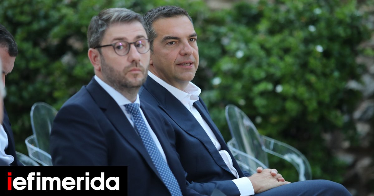 Η συνάντηση του Νίκου Ανδρουλάκη και του Αλέξη Τσίπρα στην Πλάκα ...