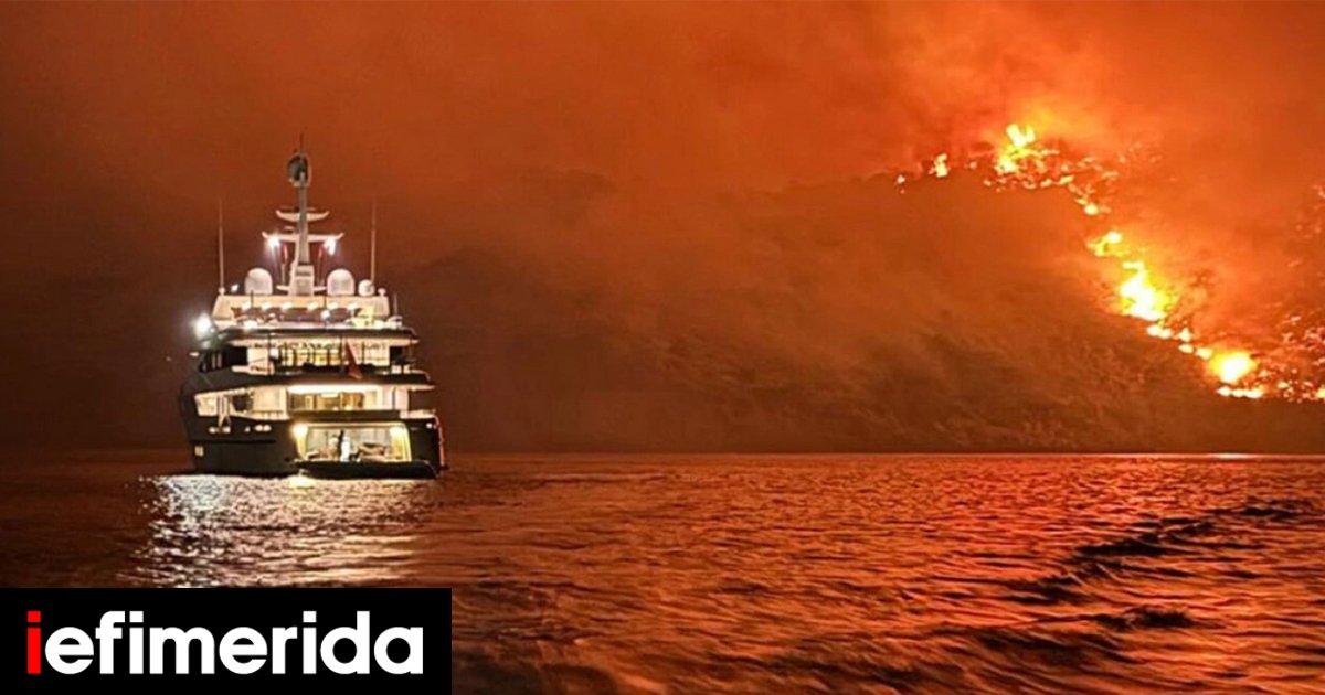 Φωτιά στην Ύδρα: Προσωρινά κρατούμενοι πλοίαρχος και υποπλοίαρχος -Ελεύθεροι με εγγύηση οι ...