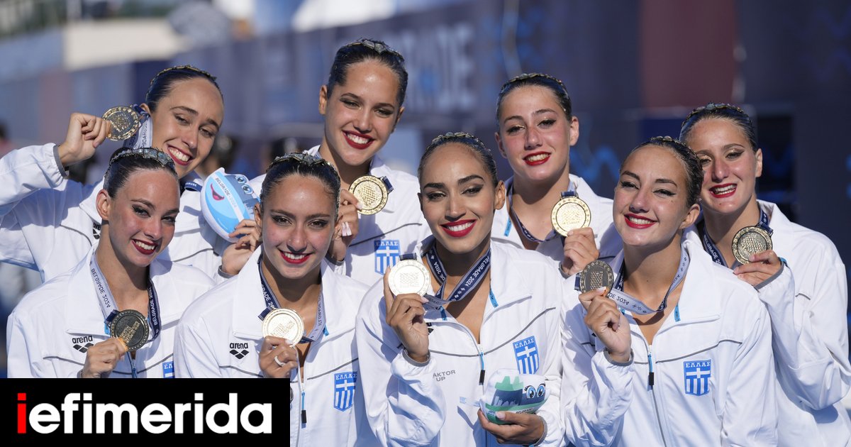 Καλλιτεχνική κολύμβηση: Ιστορικό χρυσό μετάλλιο για την Ελλάδα στο ...