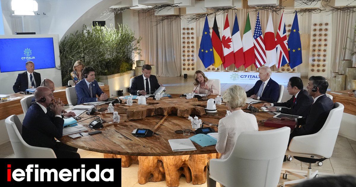 Συμφώνησε η G7 για δάνειο-μαμούθ 50 δισ. στην Ουκρανία μέσω «παγωμένων ...