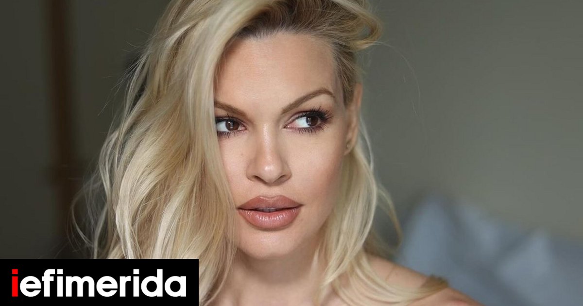 Η Βίκυ Κάβουρα ποζάρει με λεοπάρ μπικίνι και δείχνει πώς είναι το σώμα της ένα μήνα μετά τη ...