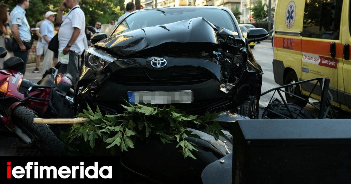 Αμπελόκηποι: Καραμπόλα στη Λ. Κηφισίας -Συγκρούστηκαν δύο οχήματα και ...