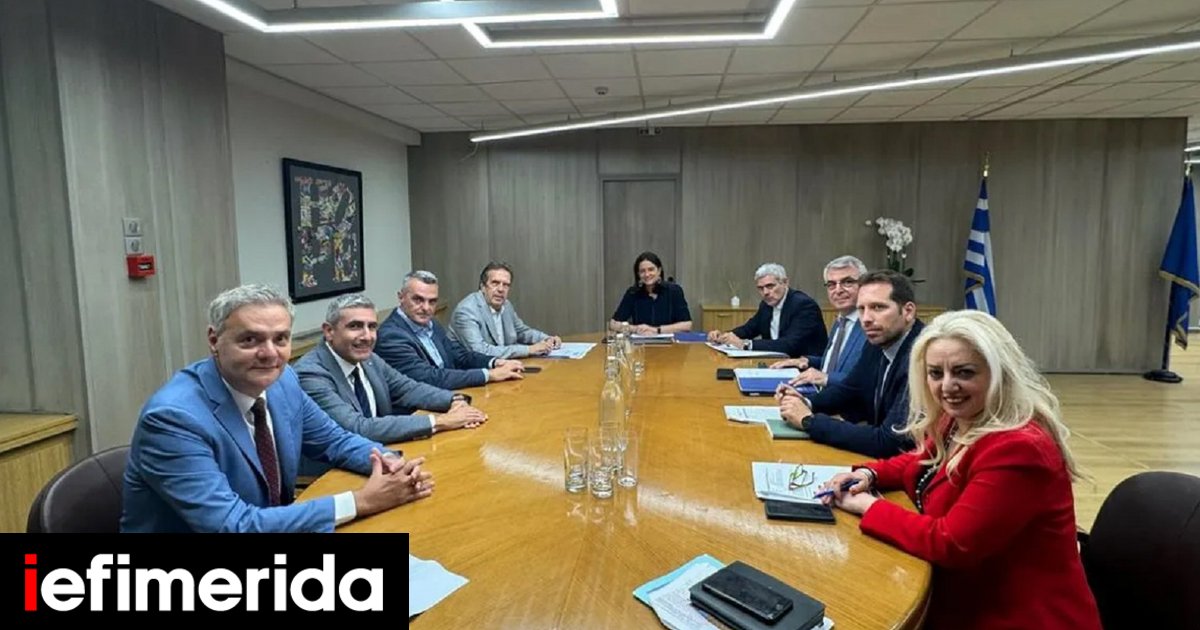Συνεχίζεται ο διάλογος με τους κοινωνικούς εταίρους -Συνάντηση Κεραμέως ...