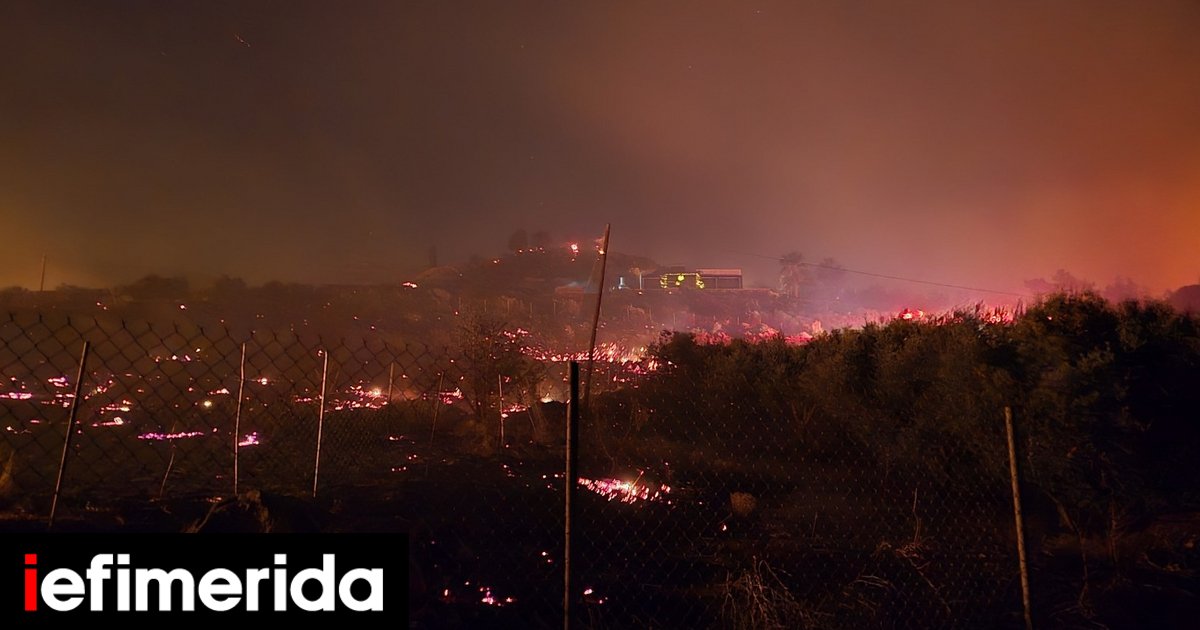 Συνεχίζεται η μάχη με τις φλόγες σε Κω, Χίο και Κρήτη -Απογειώθηκαν τα ...