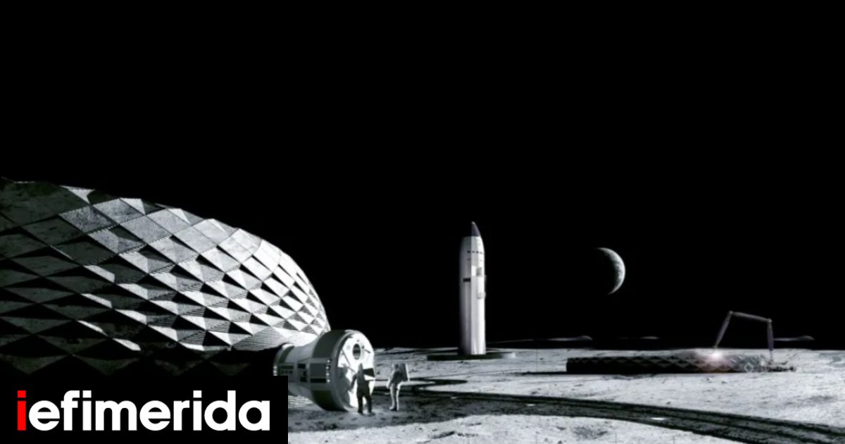 Έτσι θα είναι η Σελήνη το 2050; Τρισδιάστατα εκτυπωμένα σπίτια ...