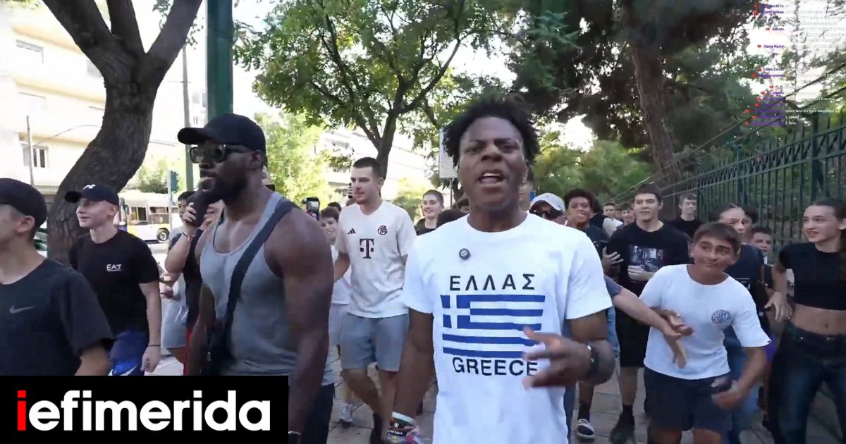 Famous YouTuber IShowSpeed Visits Greece, Fans Go Wild - iefimerida.gr