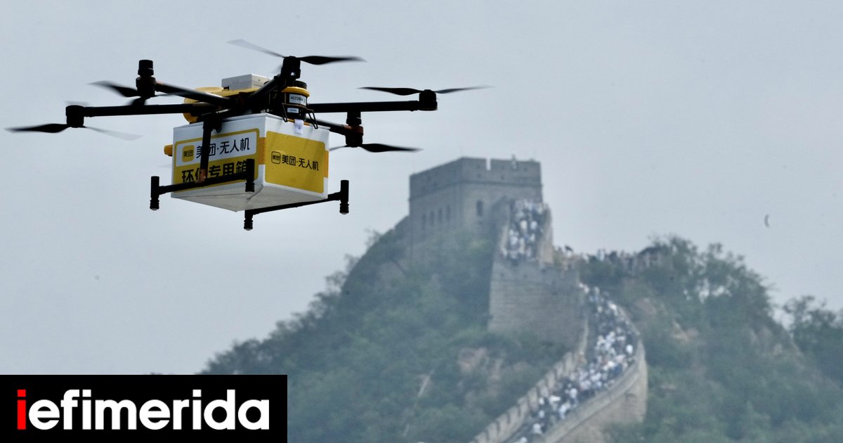 Οι τουρίστες που διασχίζουν το Σινικό Τείχος μπορούν να... παραγγέλνουν φαγητό -Θα τους ...