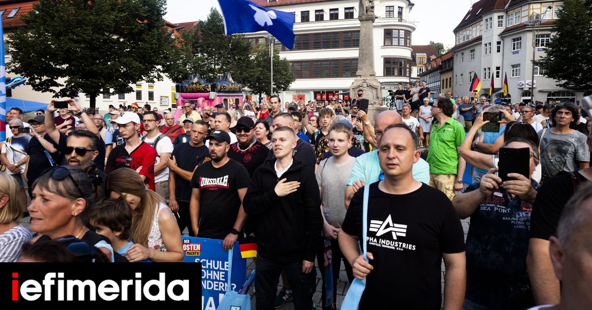 Γερμανία: Πρώτο το ακροδεξιό AfD στη Θουριγγία -Καταποντίζονται τα ...