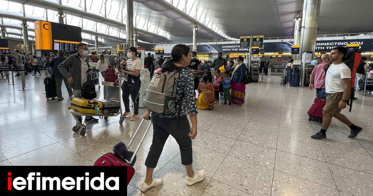 Λονδίνο: Χάος στα αεροδρόμια του Γκάτγουικ και του Χίθροου – Ακυρώθηκαν ...