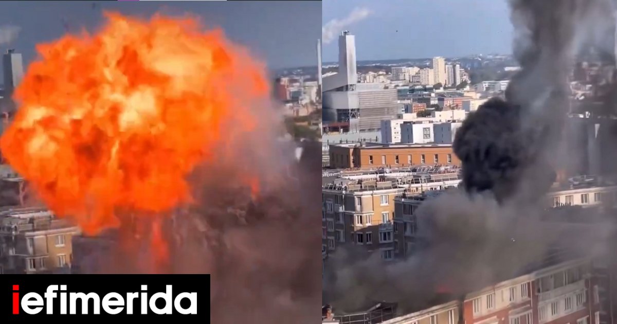 Εκρήξεις φιαλών υγραερίου σε πολυώροφο κτίριο στο Παρίσι -Δείτε βίντεο - iefimerida.gr